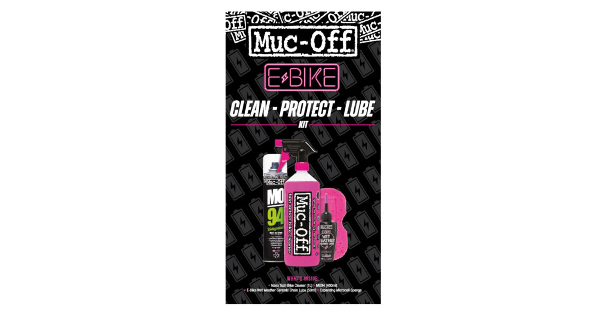 MUC-OFF eBIKE CLEAN PROTECT LUBE KIT